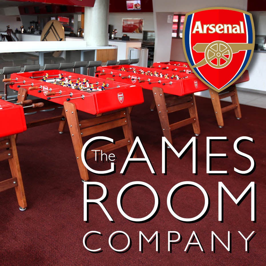 We install 4 bespoke football tables at Arsenal – The Games Room Company
