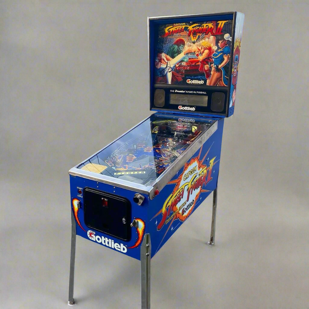 1993 Street Fighter II Pinball Machine by Gottlieb – The Games Room Company