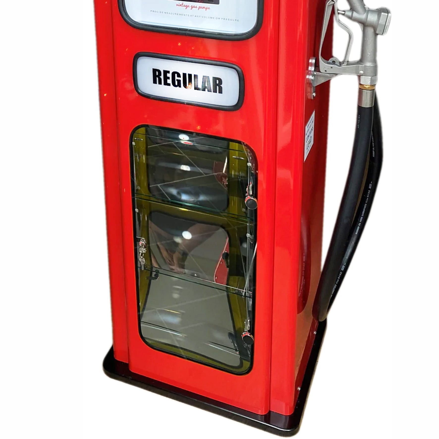 Replica gas pump with cabinet, with Free Shipping – The Games Room Company