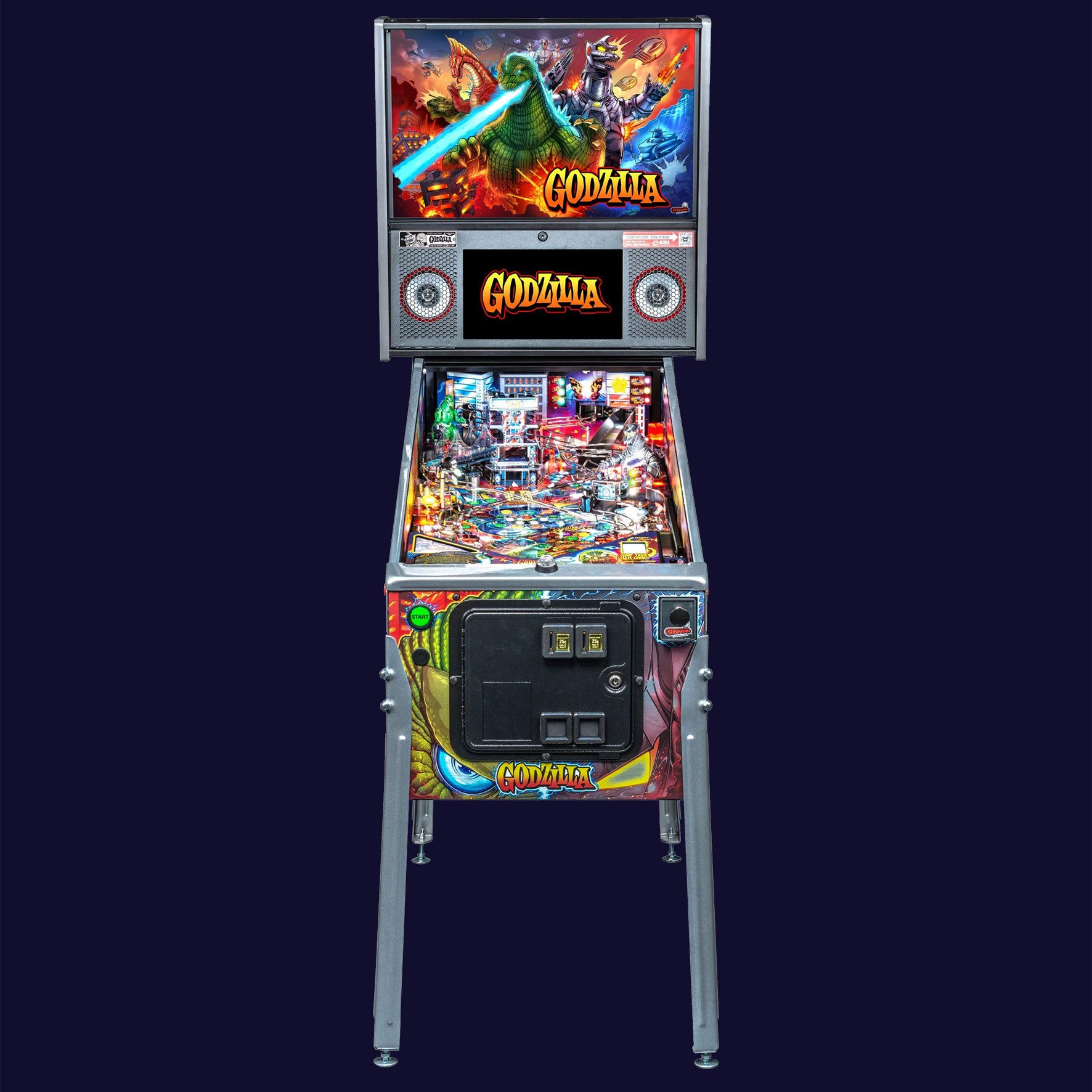 Godzilla Limited Edition Pinball Machine | The Games Room Company