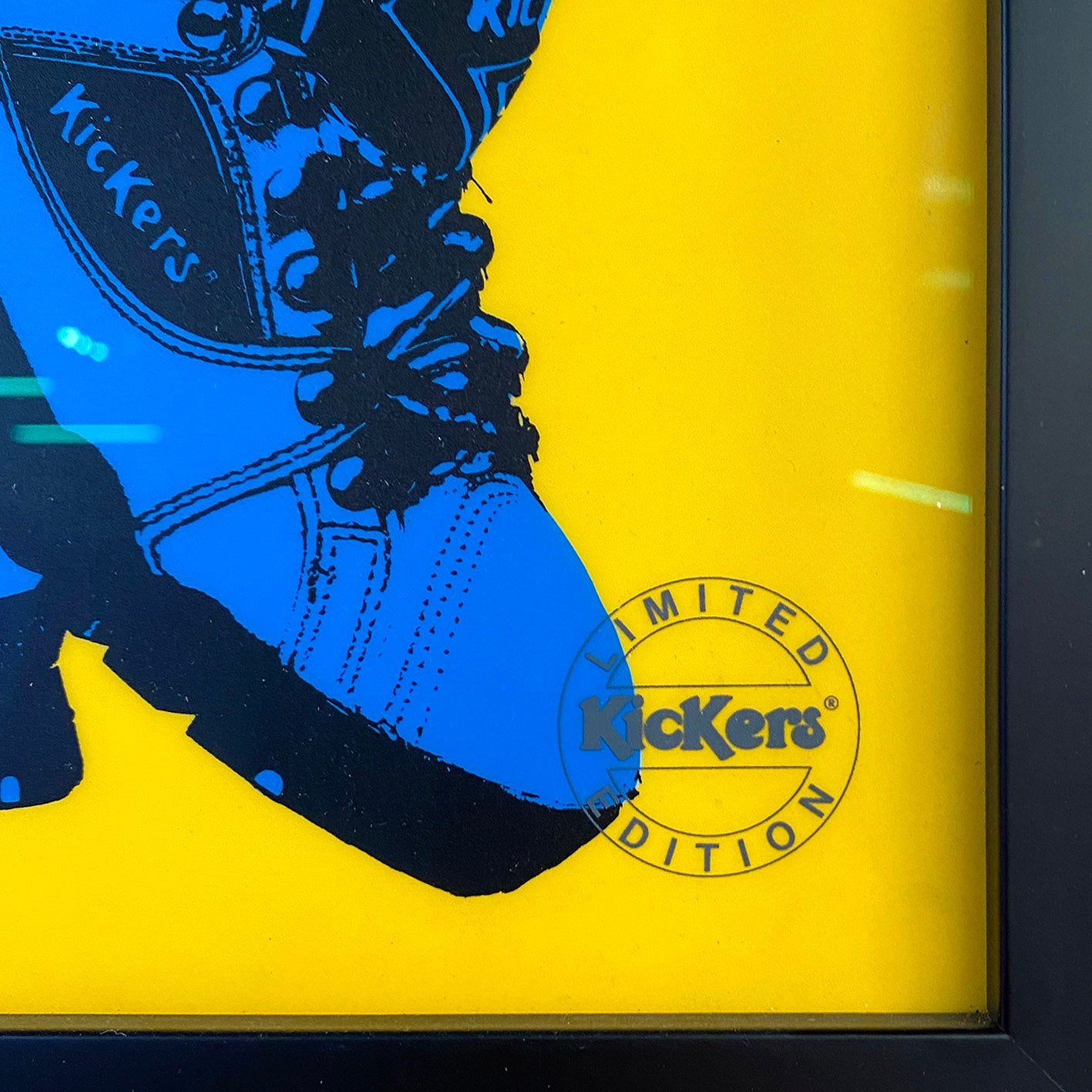 Buy Framed Vintage Kickers Pop Art Poster – The Games Room Company