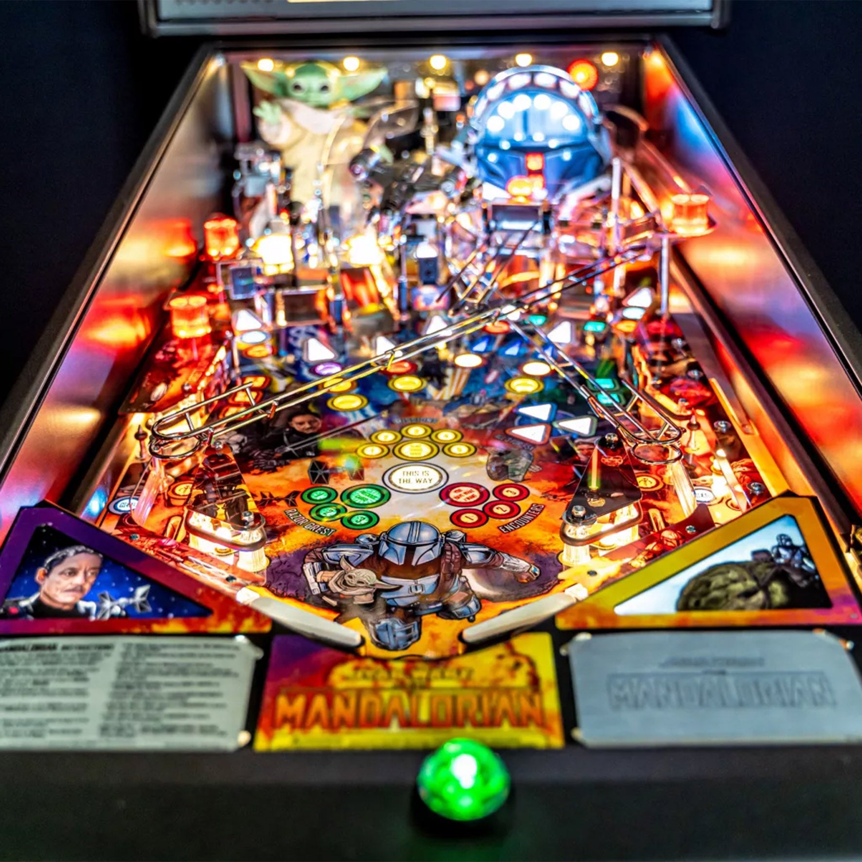 Mandalorian Premium Pinball Machine | The Games Room Company