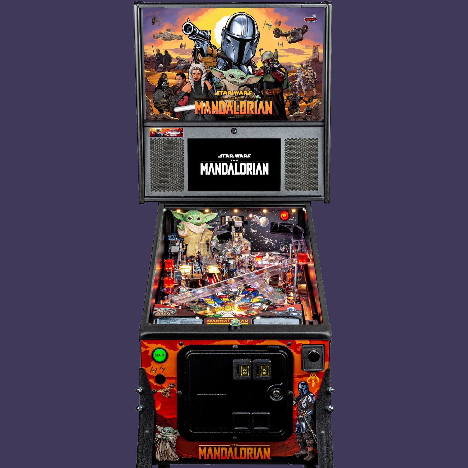 Mandalorian Pro Edition Pinball Machine | The Games Room Company