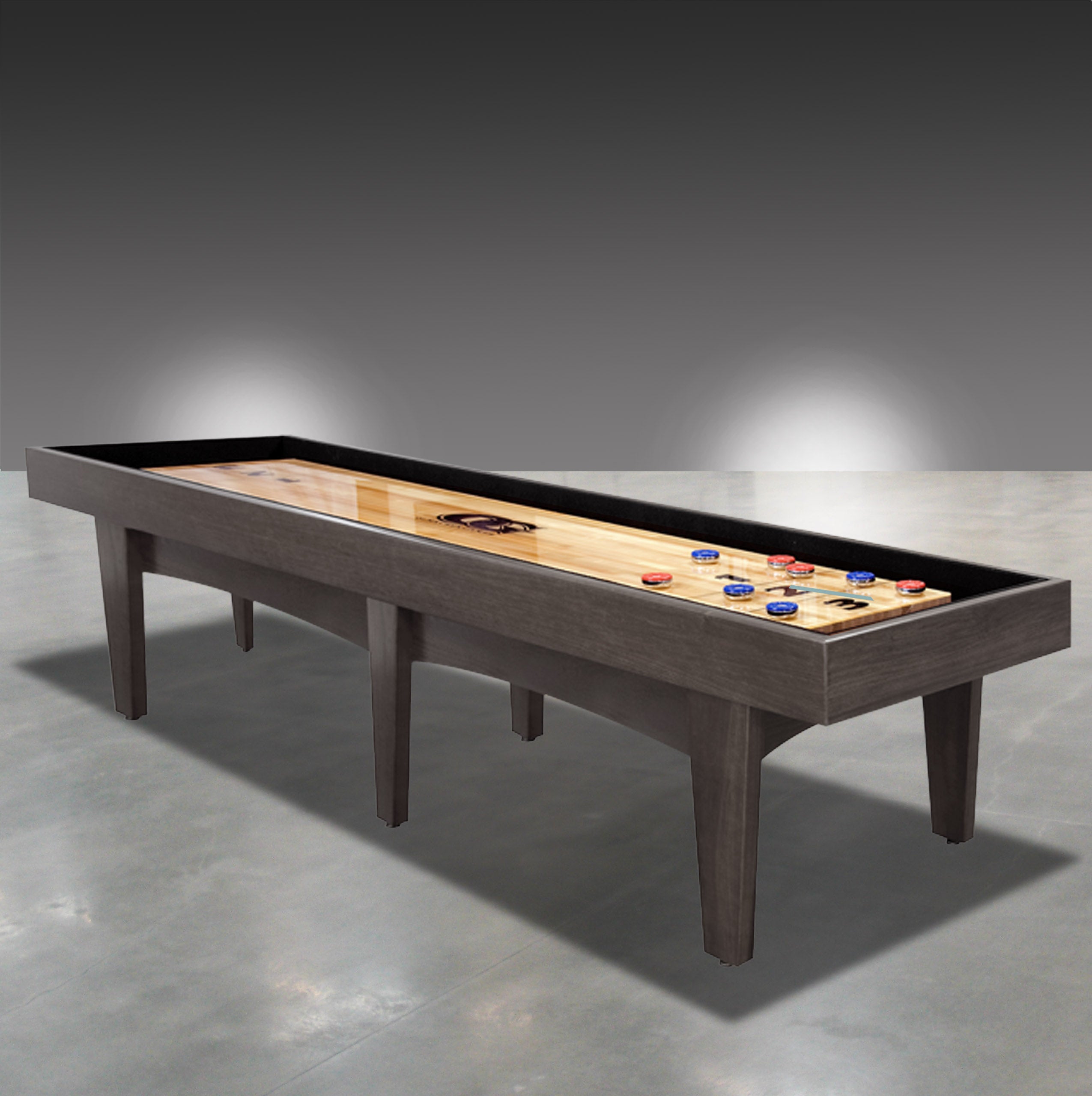 Pavilion hand-crafted Shuffleboard Table | The Games Room Company