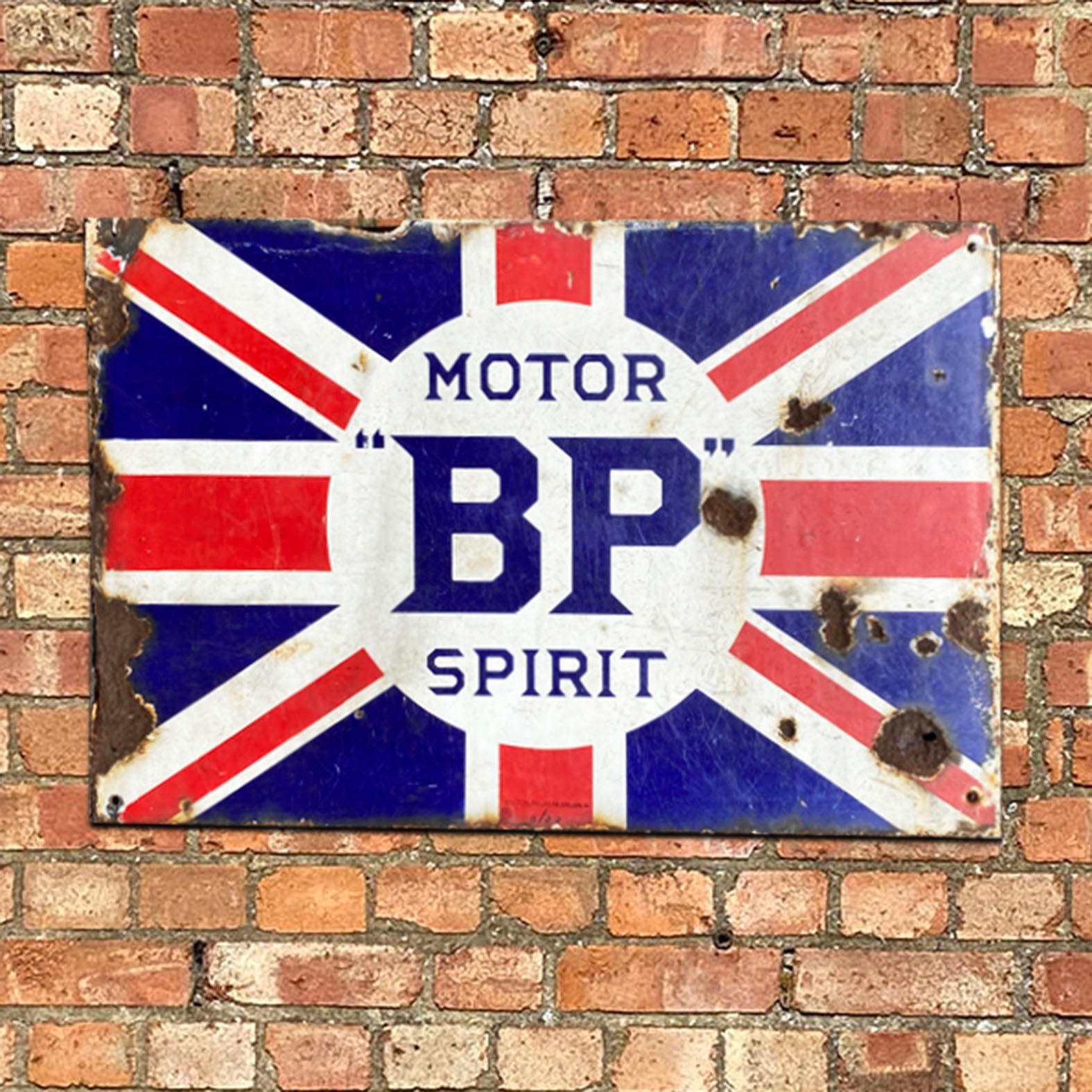 Original BP Motor Spirit small Wall Sign | The Games Room Company