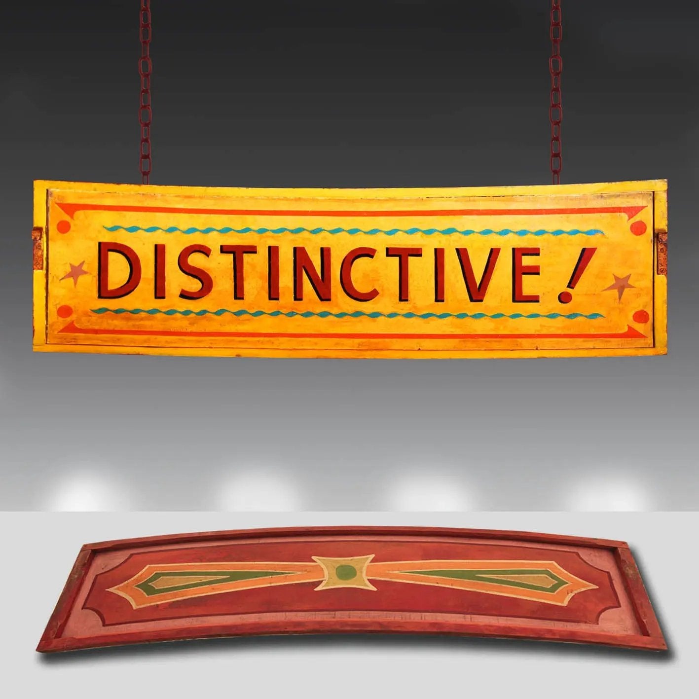 Distinctive! 1930s Vintage Fairground Sign | The Games Room Company