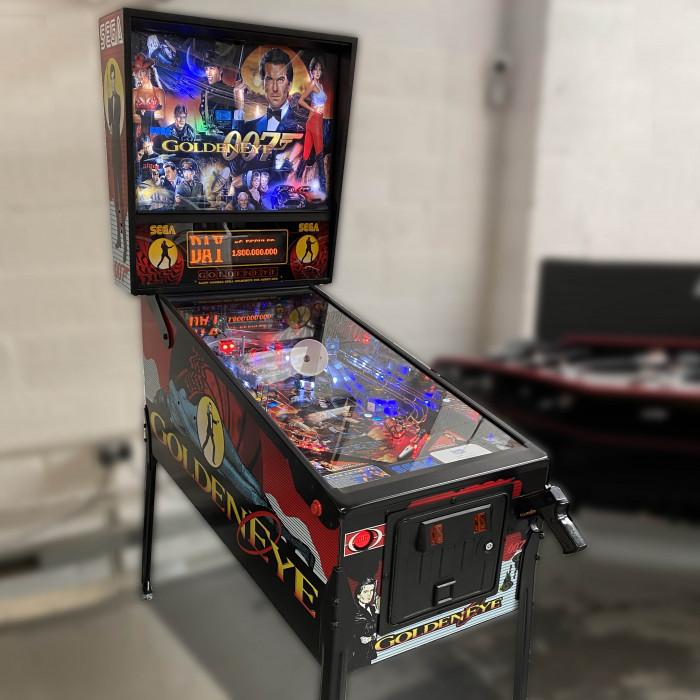 1996 Goldeneye Pinball Machine by Sega – The Games Room Company