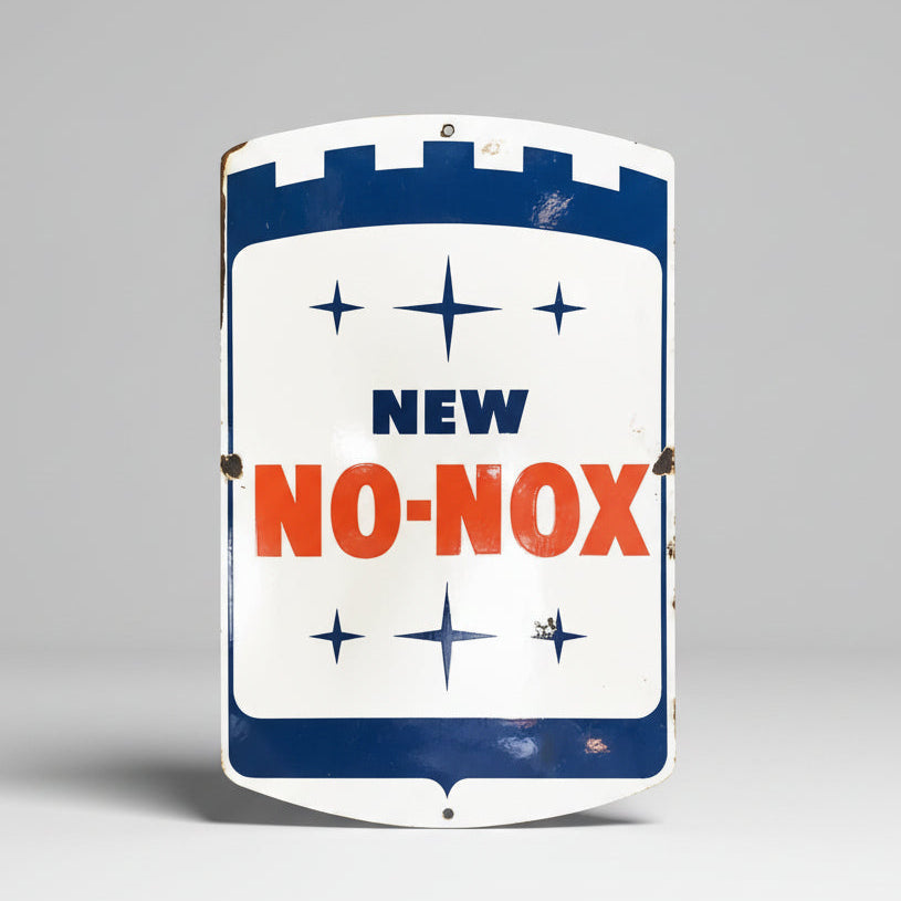 New No-Nox Vintage Enamel Sign | The Games Room Company