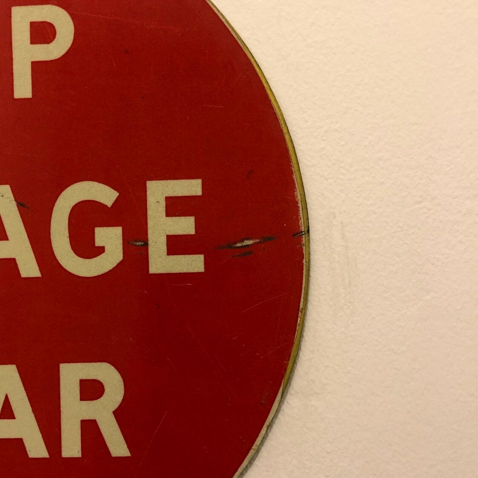 Keep Passage Clear vintage Wall Sign – The Games Room Company