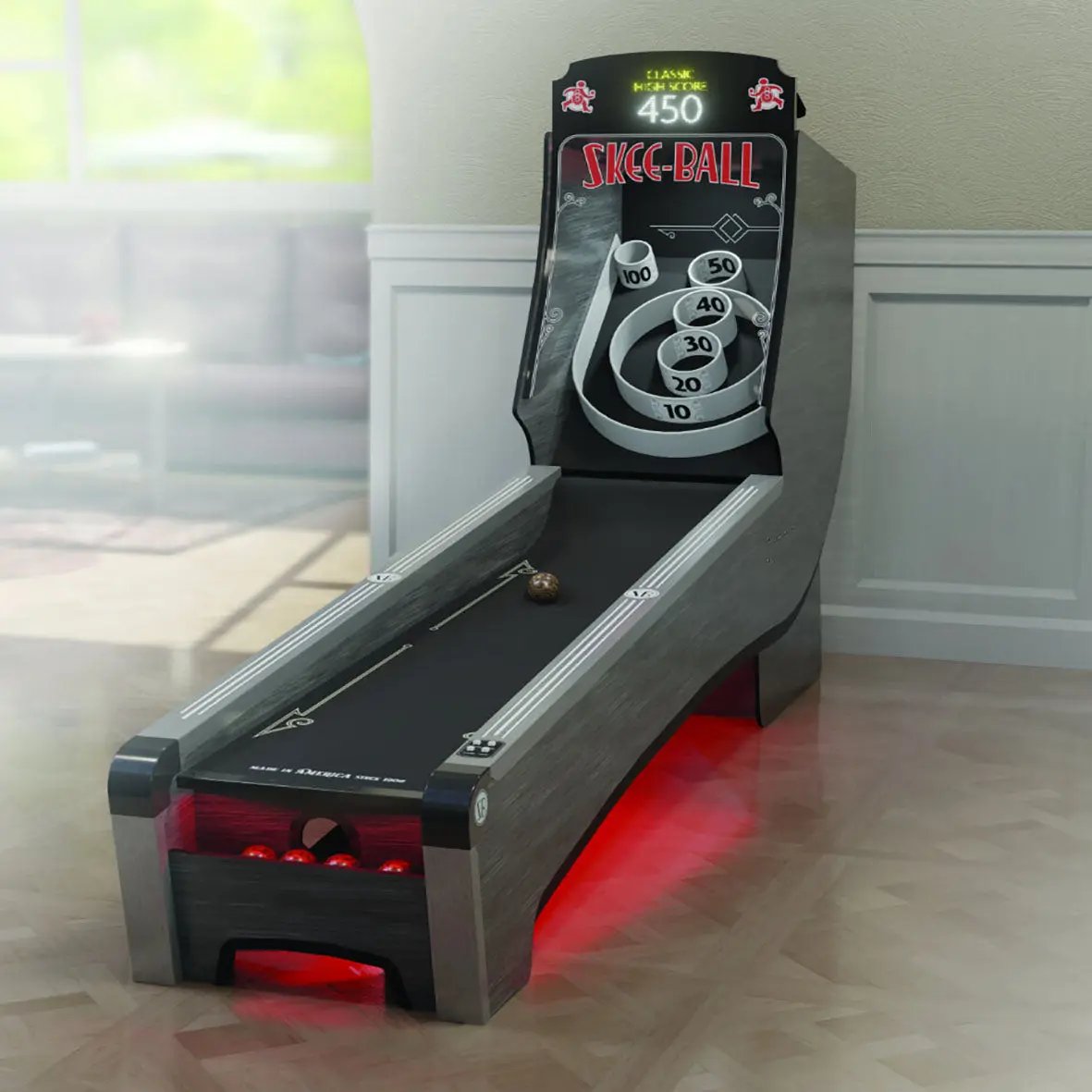 Classic Skee-Ball Alley 1908 with Free UK Shipping | The Games Room Company